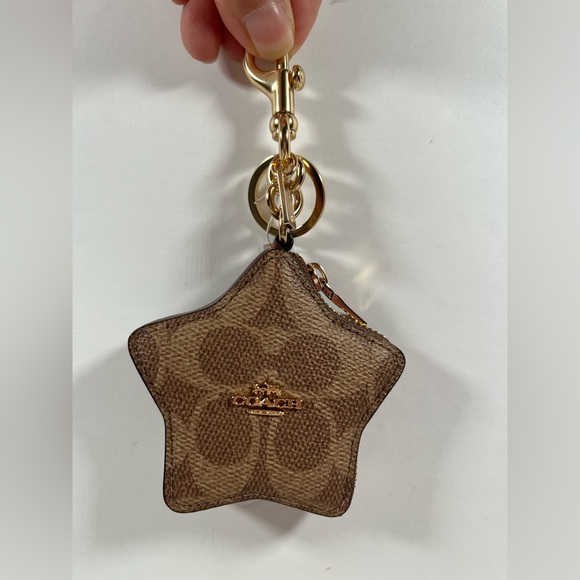 Coach | Accessories | Nwt Coach Star Bag Charm In Signature Canvas Cbl2 ...